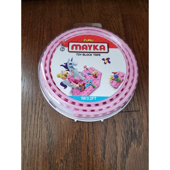Zuru | Toys | New Mayka Toy Block Tape Lego Compatible 2stud Pink M32 ...